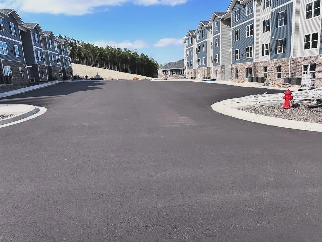 New Parking Lot at Rock Ridge Apartments - Peneprime of Arkansas